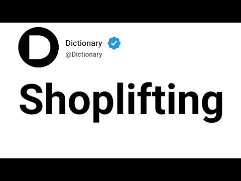Shoplifting Meaning In English