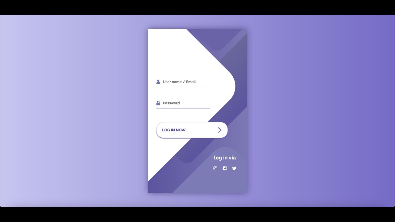 Login Form Using HTML and CSS | Mind-Blowing Codepen #11 #html #css #webdevelopment #webdesign