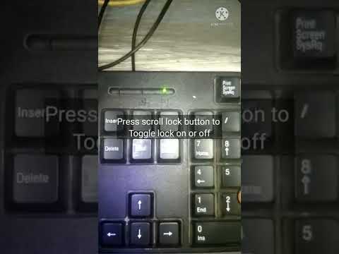 (scroll lock) how to use this.  keyboard trick