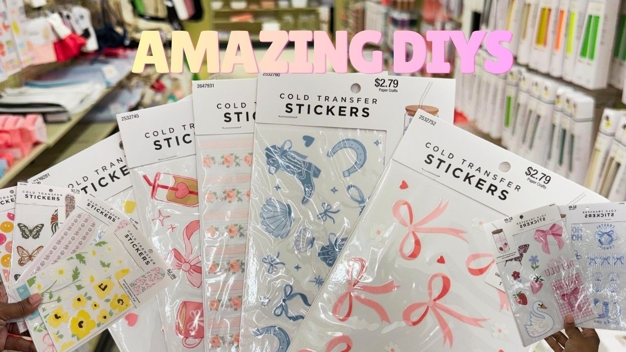 6 Must Try DIY  Ideas for Those Cold Transfer Stickers