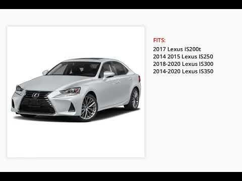 2014-2020 Lexus Front & Rear All Weather Floor Mats Set of 4 Black IS350 IS250 IS200t - PT2065314020
