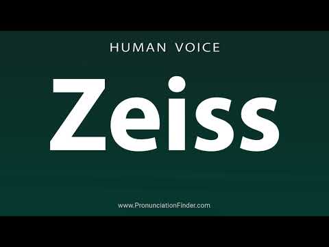 How To Pronounce Zeiss