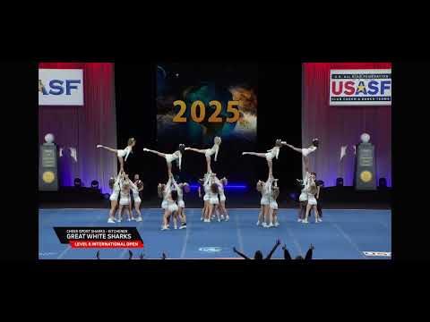 Cheer Sport Sharks Great Whites Worlds 2025 Finals