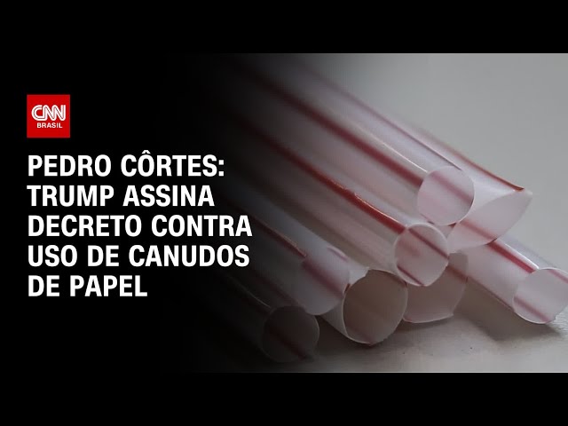 Trump assina ordem executiva que incentiva consumo de canudos de ...