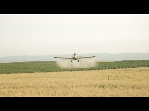 Cropdusting in South East Idaho