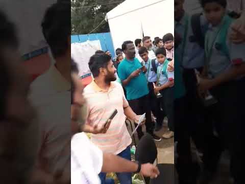 Rakesh Sharmaji spotted in Bengaluru - India's first astronaut in space! #isro #astronaut #space