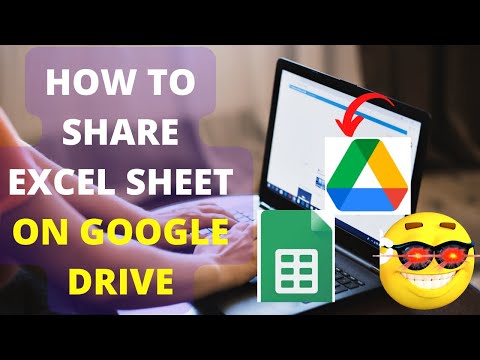 How to Share Excel Sheet on Google Drive