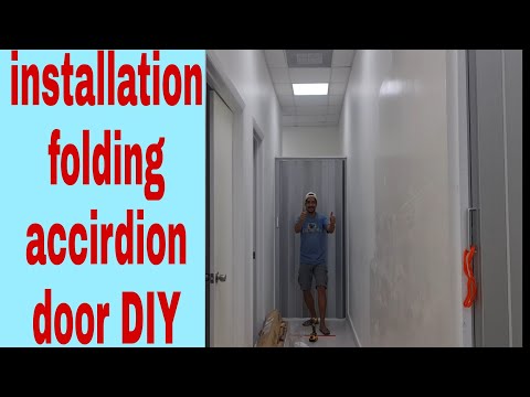 HOW TO INSTALL AND REPLACE FOLDING ACCORDION DOOR DIY@JasperYamson18