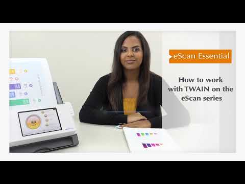 Plustek eScan Essential- How to install and use the TWAIN Driver