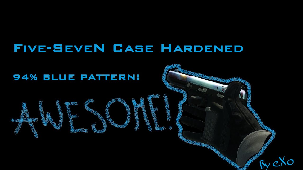 Five-SeveN Case Hardened SHOWCASE! BLUE PATTERN!