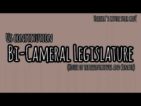 US Constitution Features - Bicameral Legislature