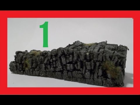 How To Make Miniature Stone Walls EASY Part 1
