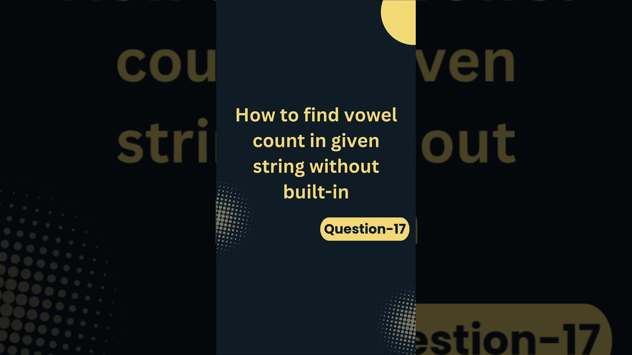 find vowels count in given string#python