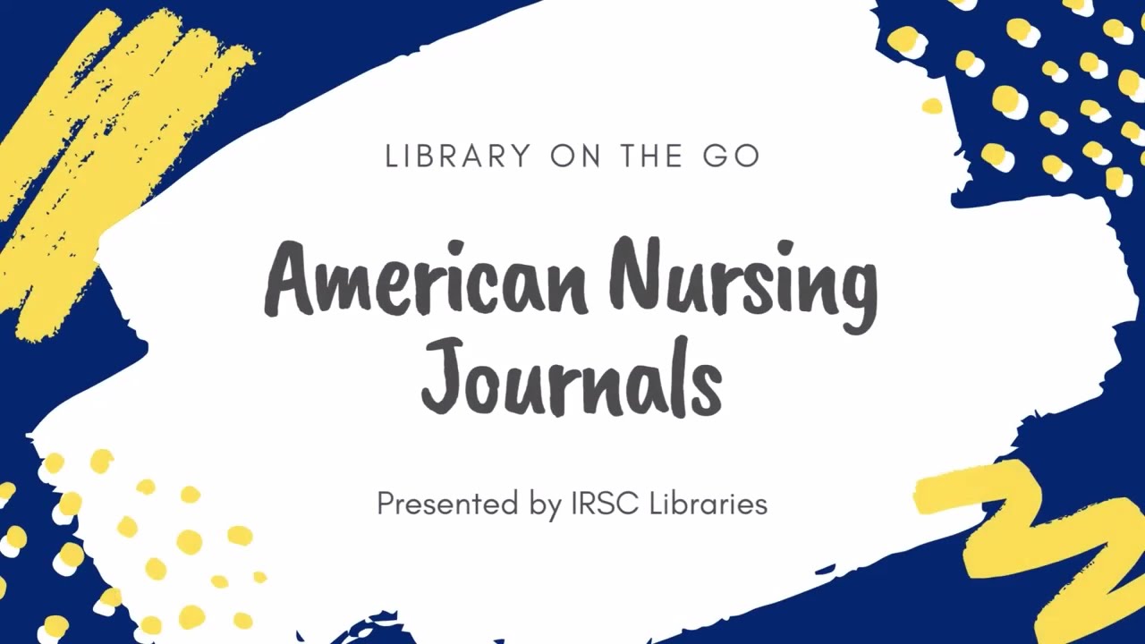 American Nursing Journal Search