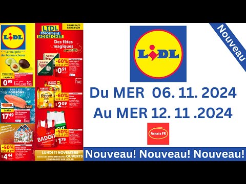 catalogue LIDL FRANCE ALIMENTAIRE du 6 novembre 2024 au 12 novembre 2024