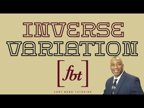Inverse Variation - How to Solve Variation Problems: Part 2 [fbt]