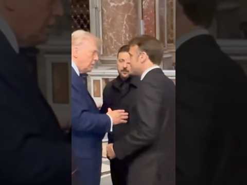 Trump, Zelenskiy Meet on Sidelines of Pope’s Funeral
