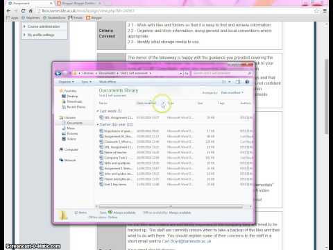How to sort files within a folder