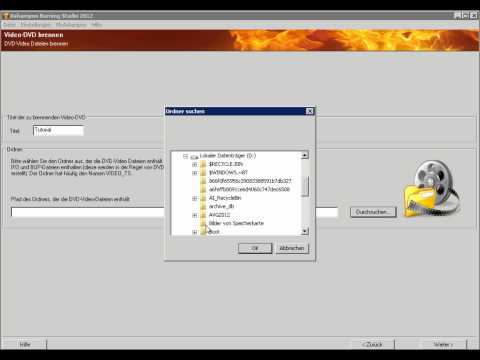 DVD aus .avi Datei mit Free Videos to DVD und Ashampoo BS 2012 erstellen