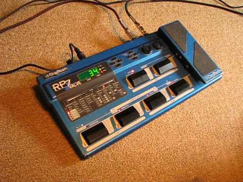 DigiTech RP7 Valve 1990s - TUBE Pedal Board | Reverb