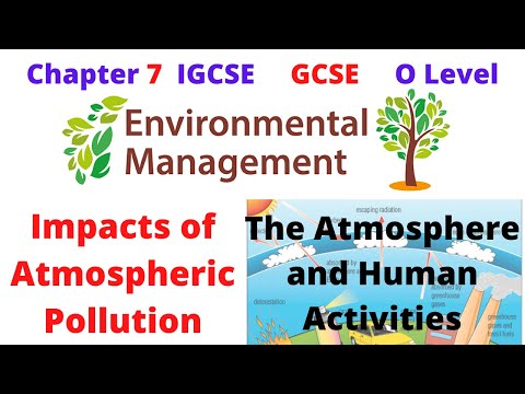 Impacts of Atmospheric Pollution IGCSE Environmental Management 0680
