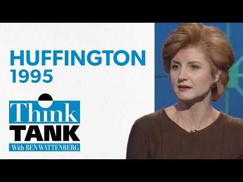 Can conservatives be compassionate? — with Arianna Huffington (1995) | THINK TANK