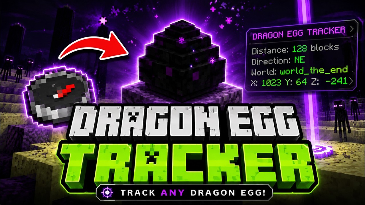 Dragon Egg Tracker Minecraft Plugin showcase