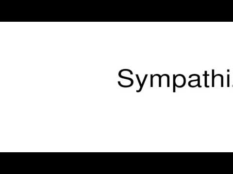 How to pronounce Sympathize