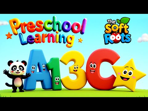 Preschool Learning activities for 3 year olds at home | Learn ABC Phonics Shapes Numbers Colors 🌈