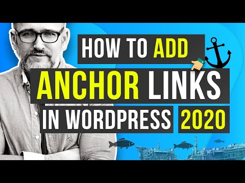 How to add anchor links in wordpress - 2021