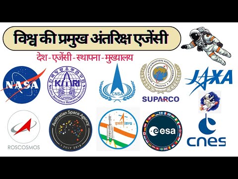 Top Space Agencies of the world - NASA, JAXA, CNES, KARI, SUPARCO, ESA....