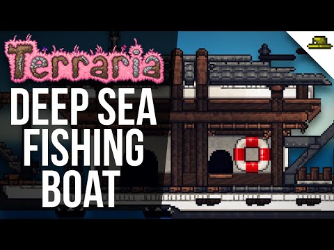 Steam Community :: Video :: Deep Sea Fishing Boat | Terraria Speed Build