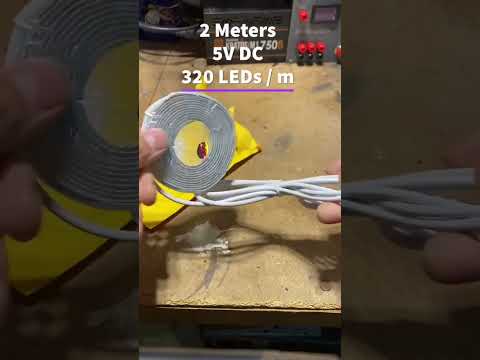 Unpacking 5V LED Strip cuttable perfect for Arduino #arduino #led #unpacking
