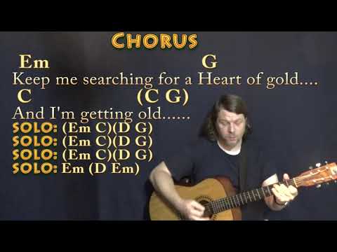 Heart of Gold (Neil Young) Guitar Cover Lesson with Chords/Lyrics - Munson #neilyoungcover