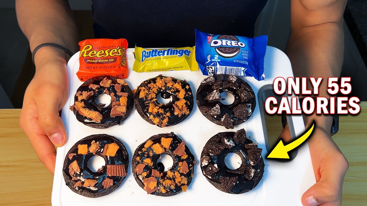 These 55 Calorie Protein Donuts only require 6 ingredients