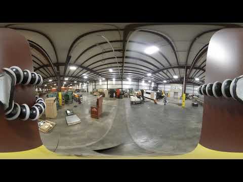 Greene Galvanized Stairs - Receiving Mazak Laser [360° Timelapse]