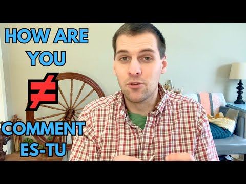 Don't translate word for word when learning another language!