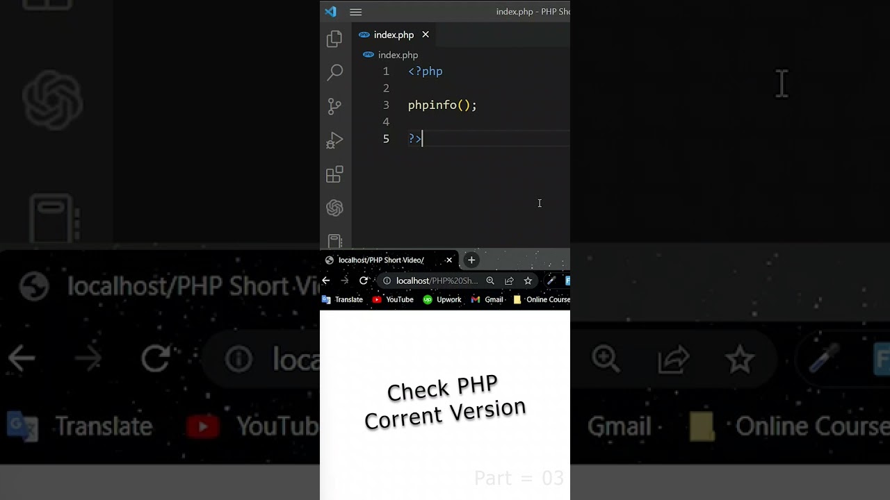 How to check the PHP version and PHP info? PHP Interview Preparation #shorts #2023
