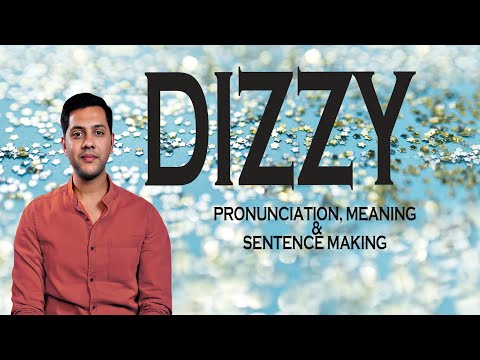 Dizzy - Meaning & Pronunciation Word World Audio Video Dictionary