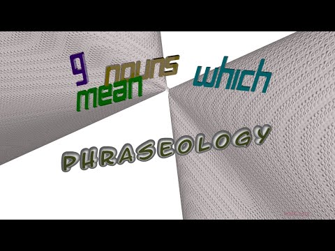 phraseology - 9 nouns meaning phraseology (sentence examples)