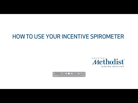 How to Use Your Incentive Spirometer