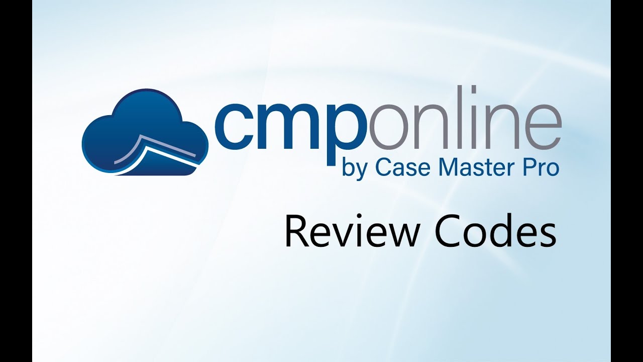 CMPOnline - Review Codes