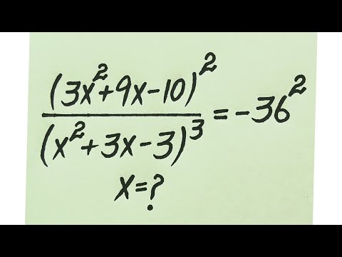 Hardest Olympiad Math Algebric Problem l Tricky Solution l find x=?