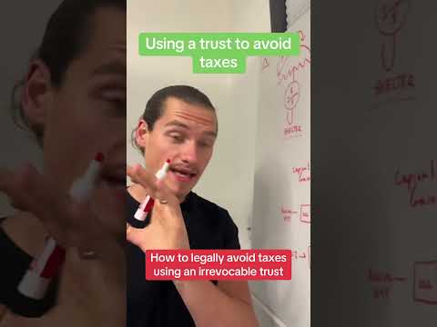 How to avoid taxes using a trust #tax #wealth #moneytok