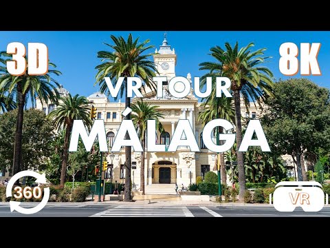 Málaga, Spain - VR 360° Travel Video in 8K