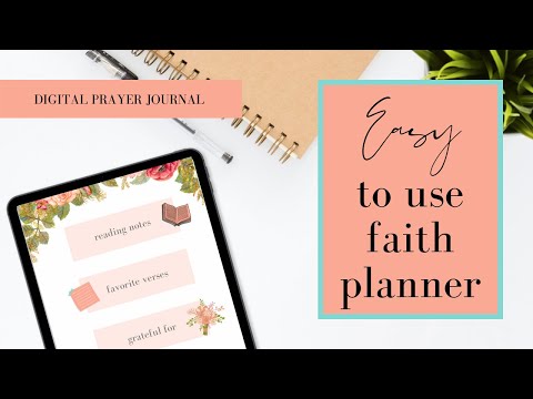 When You Need A Simple Faith Planner: Digital Prayer Journal