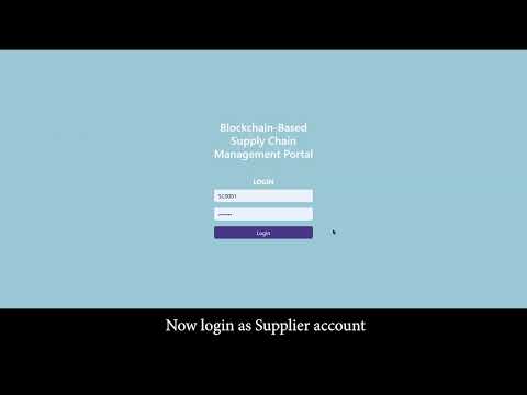 GitHub - qi11519/Blockchain-Based-Stationery-Supply-Chain-Management ...