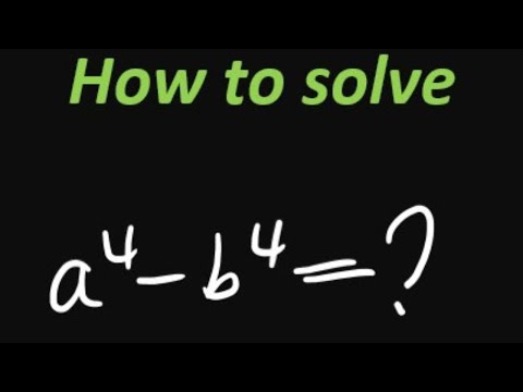 Factorise a^4-b^4 | Factorise a4-b4 | Factorise a to the power 4 - b power to the power 4