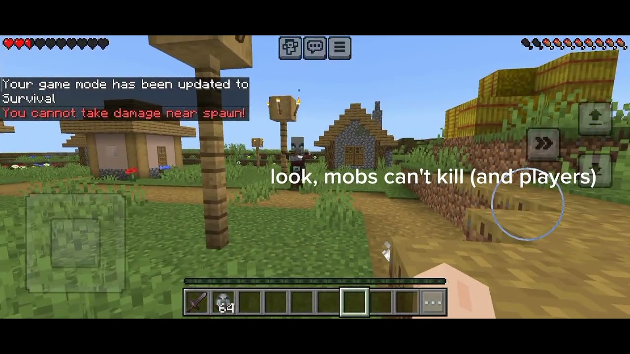 Spawn protect plugin (Endstone Plugin loader), Bedrock edition