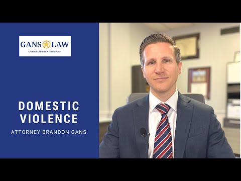 Domestic Violence | Gans Law - Orlando Criminal Defense Attorney